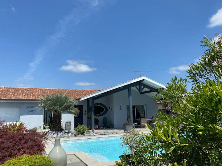 Villa Entière De Charme Climatisée Avec Piscine - Dax