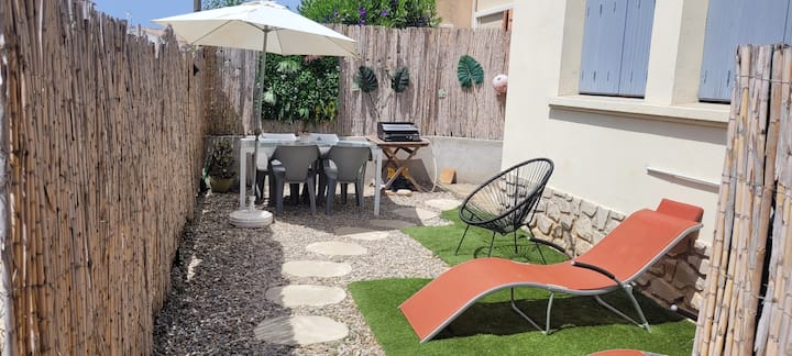 Bel Appart à 1 Km De La Plage, Jardin, Climatisé. - Saint-Cyr-sur-Mer