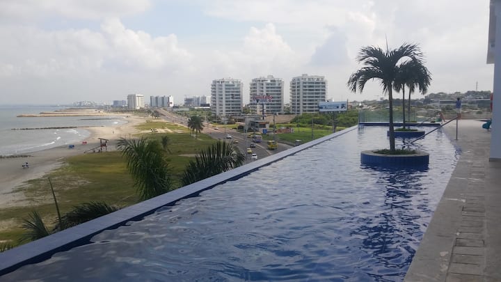 Apartamento Muy Cómodo Y Seguro Frente Al Mar. - Cartagena das Índias