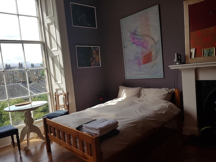 Lovely Double Room Quiet, Central - Edimburgo