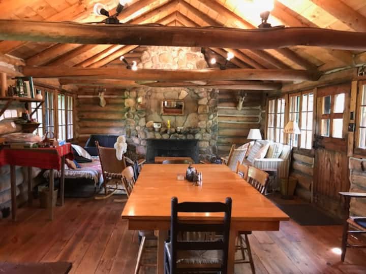 2 Lakefront Adirondack Cabins - The Owl's Nest - Star Lake, NY