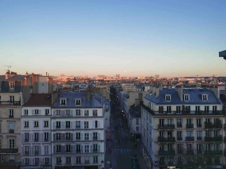 2 Pièces Sur Les Toits Dans Le Marais Ascenseur - Parc de la Villette