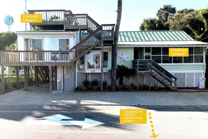 Starview Cottage A-sun Deck With 360 Views - 폴리 비치