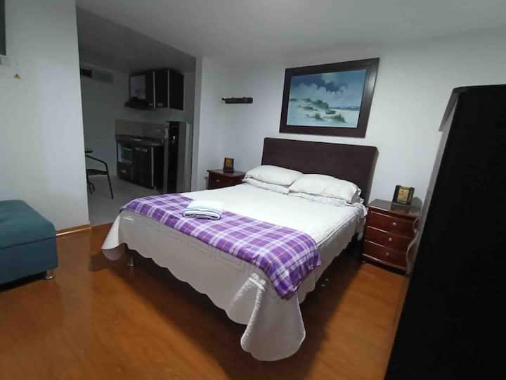 Aparta Estudio  Moderno Y Confortable - Bogotá
