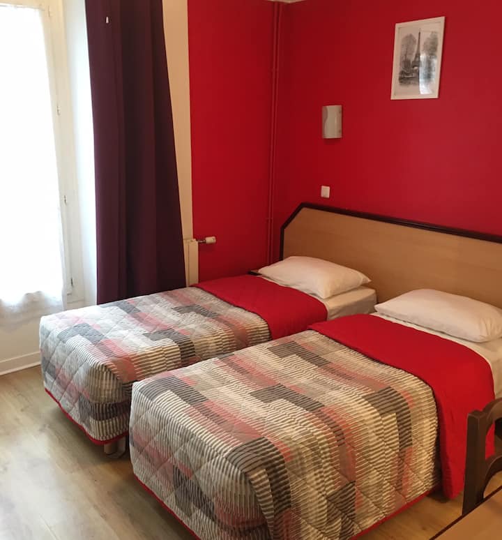 Chambre Twin 2 Personnes Plein Coeur Montmartre - Paris