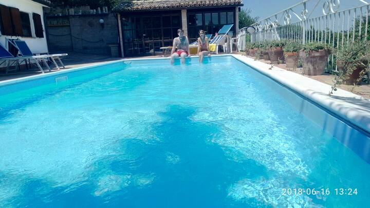Gufo App. To Indipendente -Piscina -Parco-panorama - Senigallia