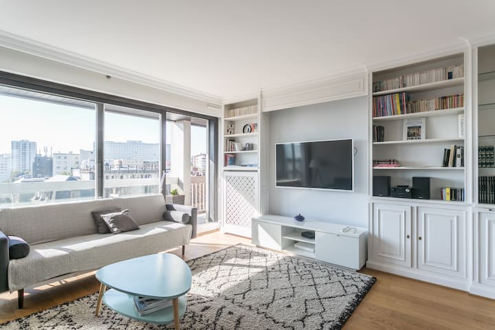 Appartement 3 Pièces Balcon/parking, Idéal Famille - Párizs