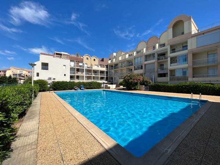 Apt De Charme 4 Pers, Vue Port, Location Idéale - Gruissan