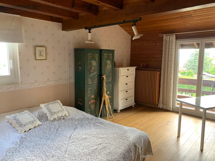 Very Calm Private Room With Bathroom And Garden - Divonne-les-Bains