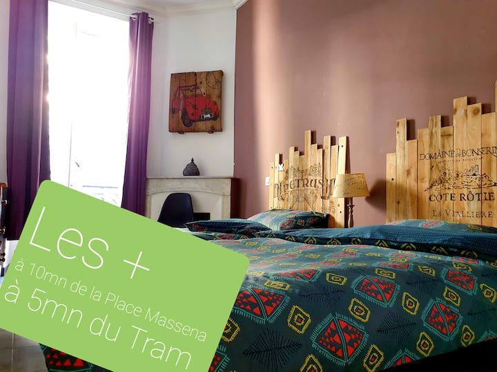 Authentique☀indépendant☀tout Confort☀centre Nice - Nizza