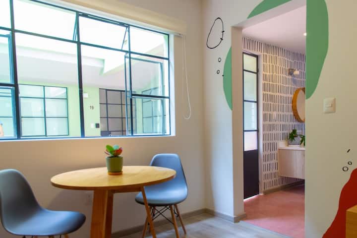 Al Lado De La Roma! Hermoso Loft Restaurado. - Mexiko-Stadt