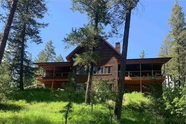 Montana Forest Lodge Near Glacier Park On 10+acres - Columbia Falls, MT