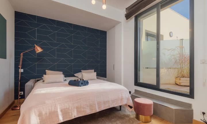 Studio Terrasse Plein Centre - Nizza