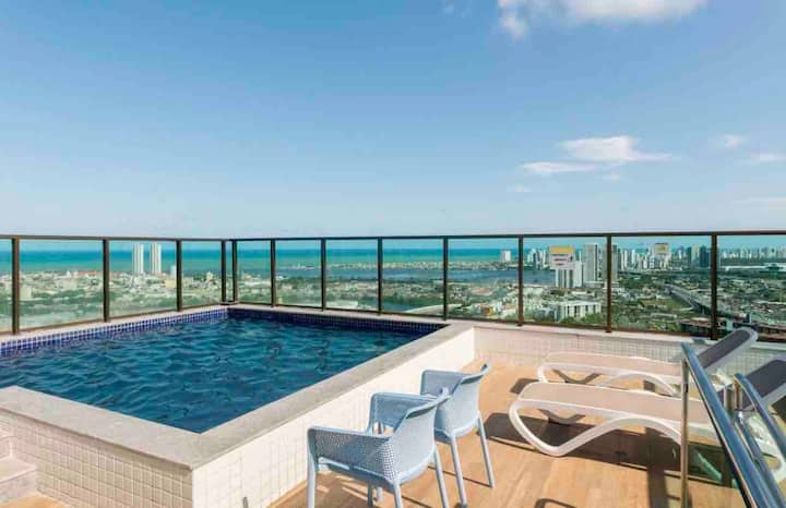 Localização Central, Wi-fi Fibra 100mb, Completo - Recife