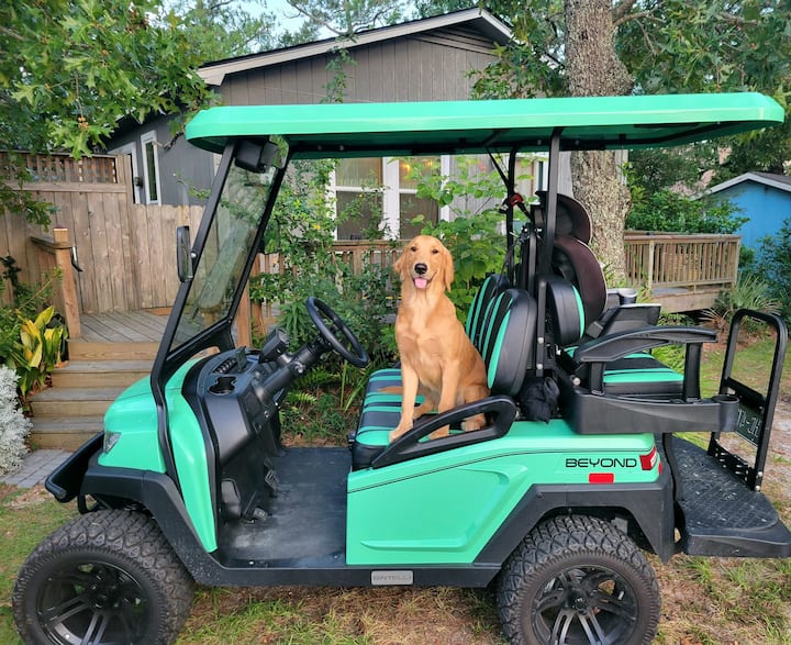 Dog Friendly+golf Cart,
Maris Rayne Island Cottage - Oak Island, NC
