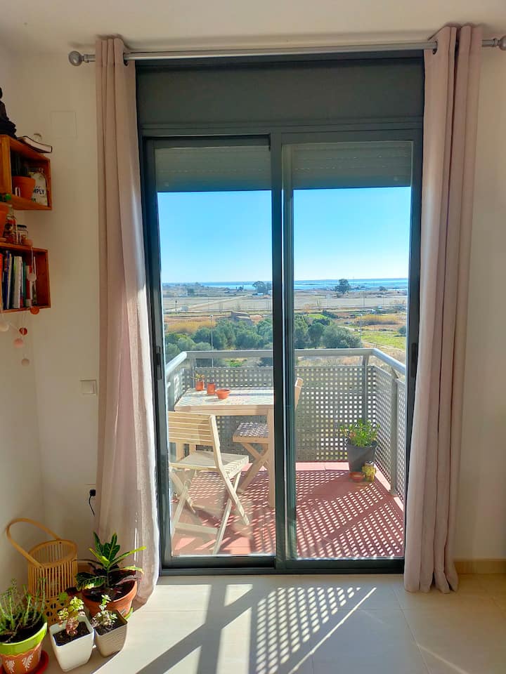 Sunny Apt Sea & Ebro Delta Views + Pool &Parking - Sant Carles de la Ràpita