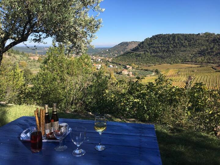 Maison En Pierre à La Campagne, Village Classé. - Les Vans