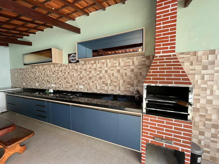 Casa Cinco Quartos, áRea Gormet, Wi-fi E Ar Cond - Ubatuba