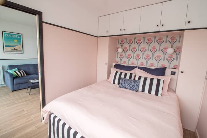Appart 2-4 P. Balcon-biarritz-centre Plage / Golf - Biarritz