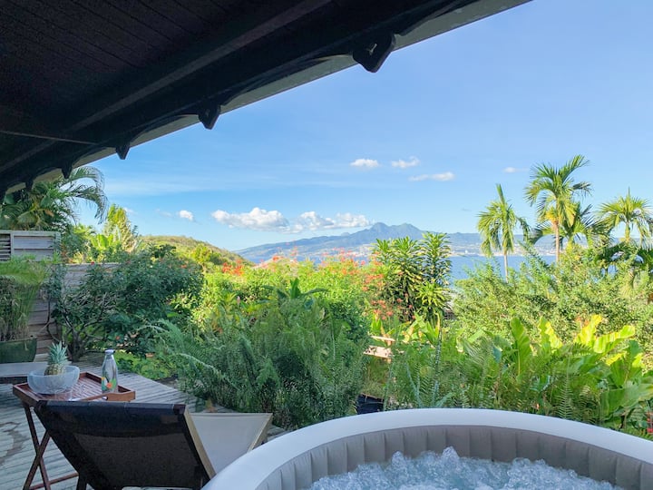T2 Vue Mer, Terrasse Et Jaccuzzi Aux Trois Ilets - Martinique