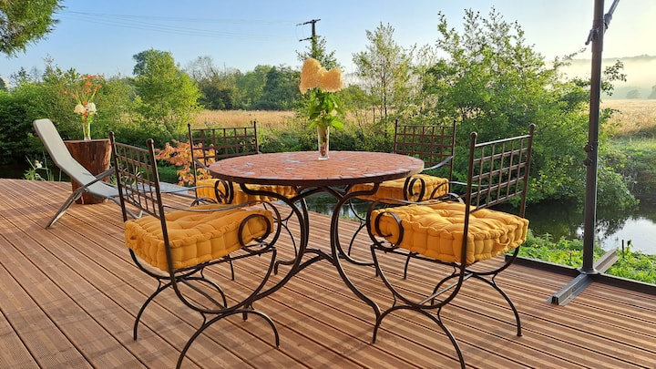 Bail Mobilité - Châlet Au Bord De La Risle - Pont-Audemer