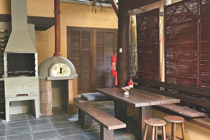 Chalé Rústico Nº6 C/ Churrasqueira E Suíte - São Sebastião