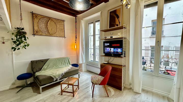 Bail Mobilité Studio Proche Marais - Paryż