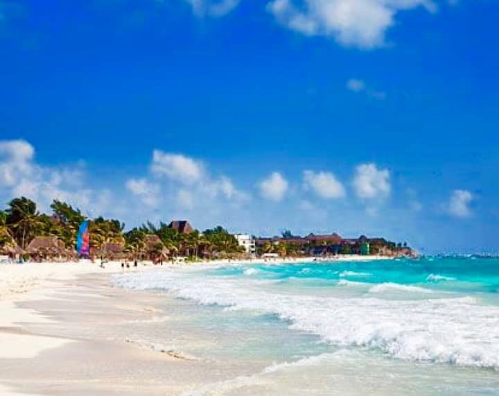 Secsfrombeach&5thave, 3beds&3bath,pool,wifi,ac,tv - Playa del Carmen