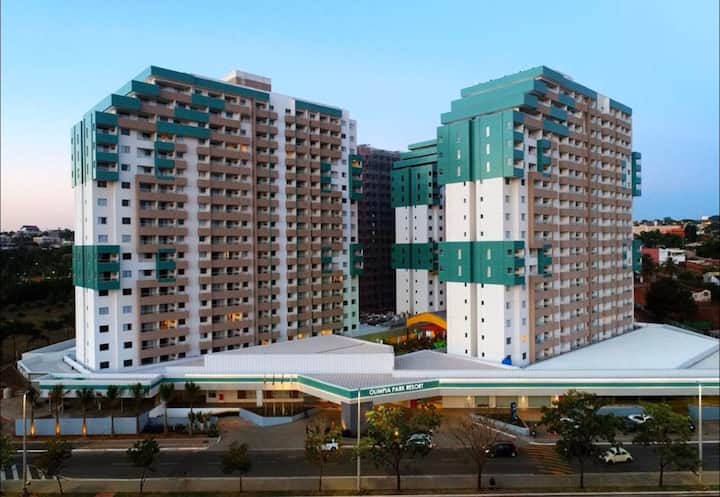 Olímpia Park Resort Ap.  1 Dorm. Frente Thermas - Olímpia