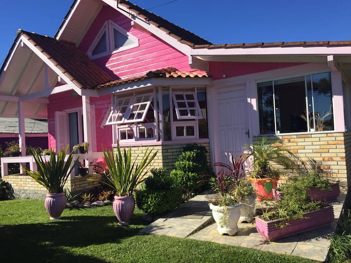 Chale Encantos Rosa House - Gramado