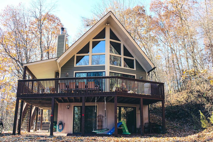 Private Wooded Cabin 4 Bedroom Lake Access Hot Tub - Deep Creek Lake, MD
