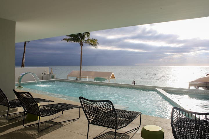 Beachfront 3br - Pool - Spa - Gym - Roofgarden - Bucerias