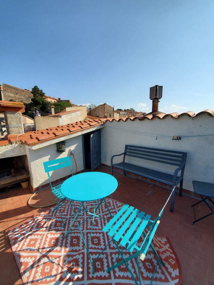 Charmante Maison De Pêcheur Avec Toit Terrasse - Collioure