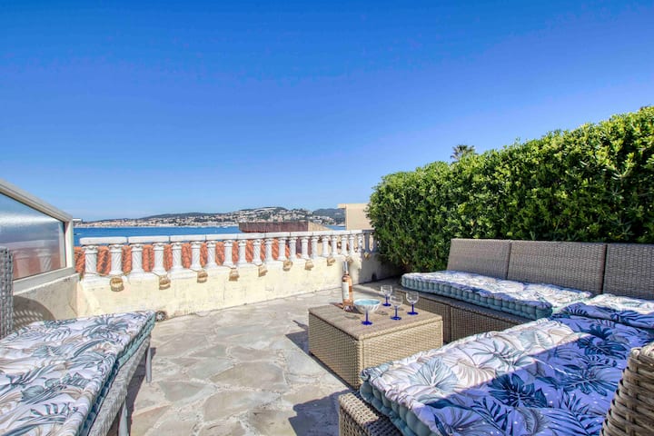 Maison Vue Sur La Mer, Accès Privé Plage - Sanary-sur-Mer