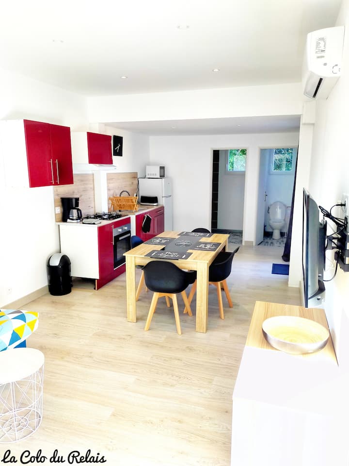 Beau T2 Neuf Maison Climatisé Jardin Plage A Pied - Argelès-sur-Mer