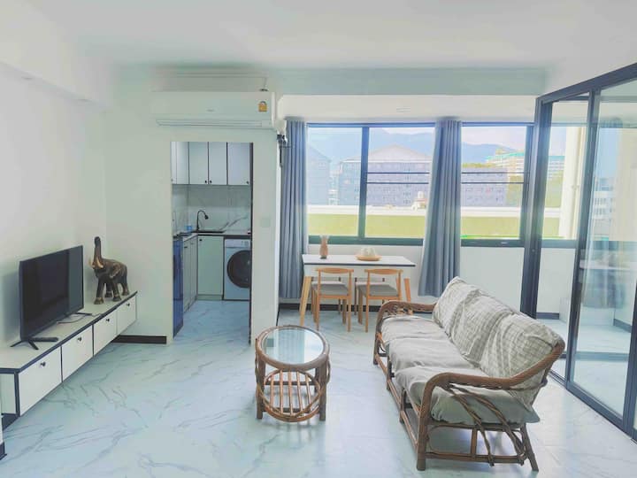 Suthep View丨2br1b Lux Suite丨5 Min Walk To Maya - 清邁