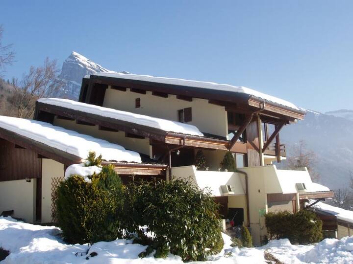 Charmant Studio Meublé Avec Terrasse - Samoëns - Flaine