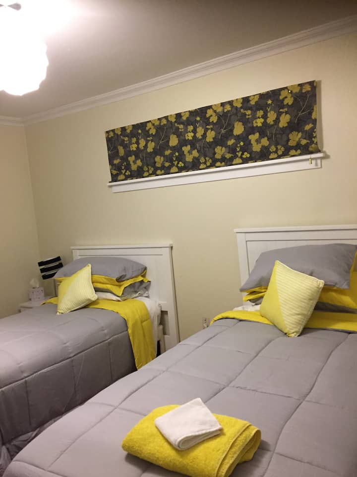 Spacious Twin Room - Guest Lounge And Pool - New Plymouth
