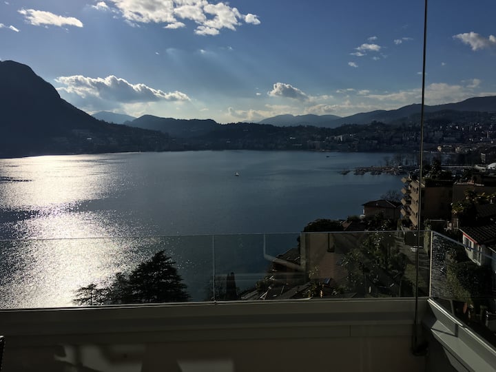 Breathtaking View On Lugano Lake - Lugano