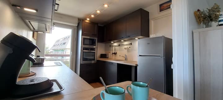 3 Pièces Balcon-houlgate-500m Plage - Houlgate