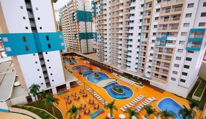 Apto Olímpia 1 Quarto - 100 Metros Do Thermas - Olimpia