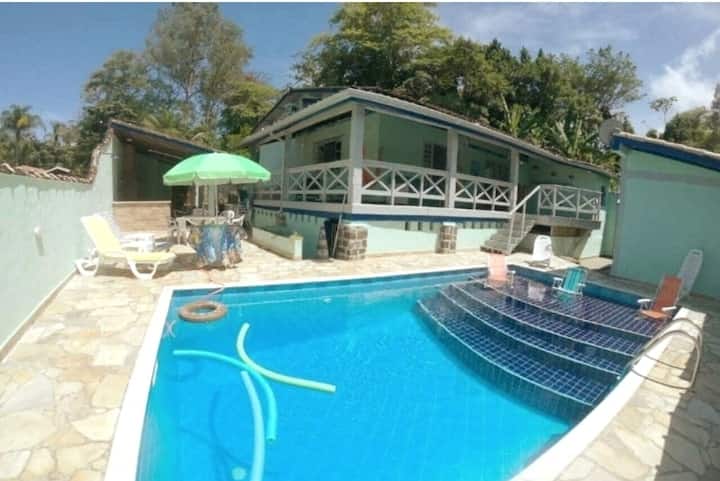 Casa Com Piscina, Churrasqueira E Cozinha Completa - Ilhabela