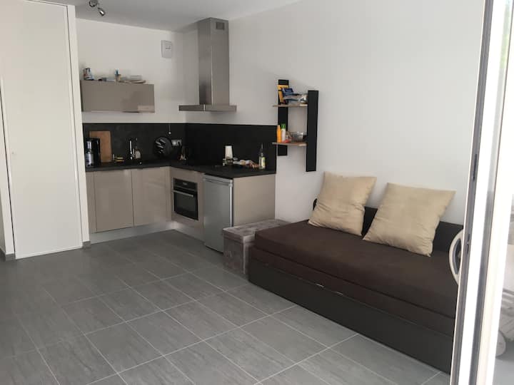 Charmant T1 Bis Neuf 4 Pers +Terrasse,200 M Plage - Calvi