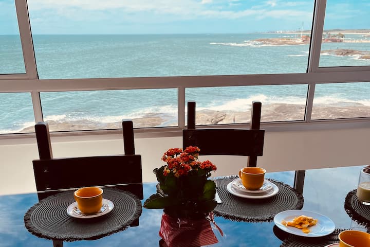 Apt Lindo Vista Espetacular Na Praia Das Virtudes - Guarapari