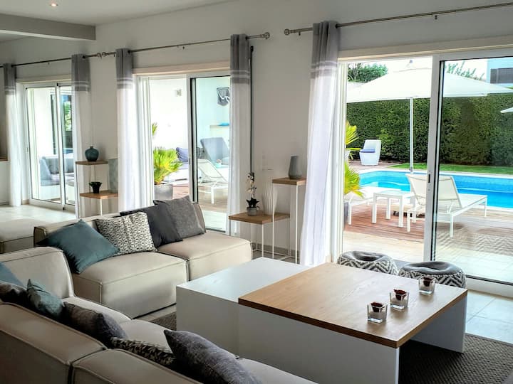 Luxusvilla Mit Meerblick Auf Dem Dach Und Pool, 900 M Vom Strand Entfernt - Alvor