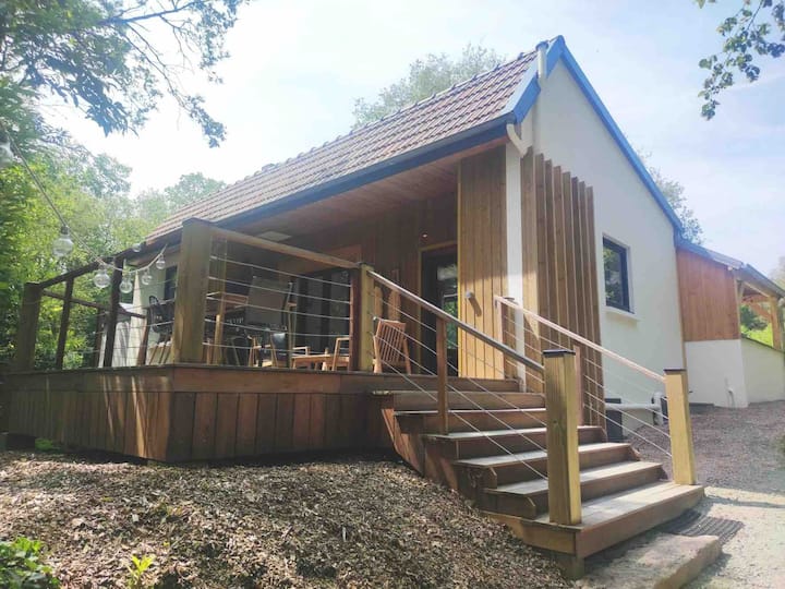 Lodge Avec Spa Au Cœur De Brocéliande - Guer