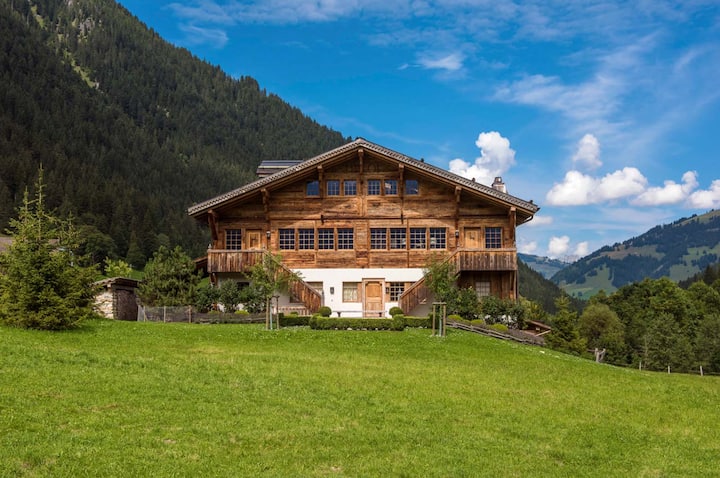 Elegant Alpine Chalet With Spa - Lenk