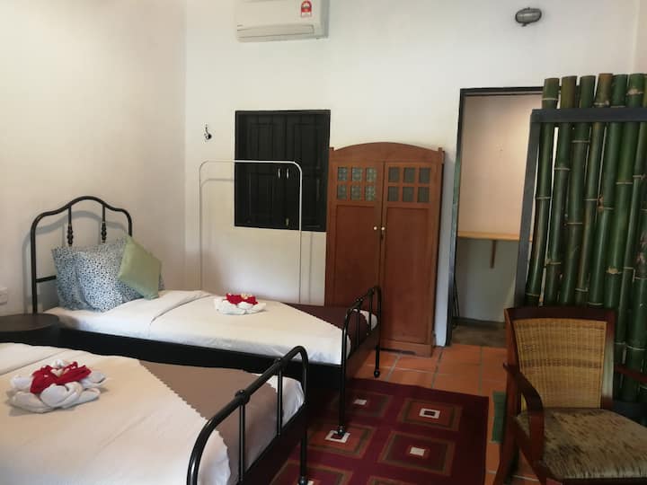 D'bambusa Heritage Room Jasmine (2 Single Bed) - Langkawi