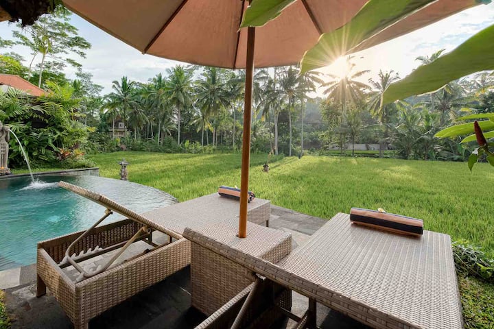 Villa In The Middle Of Rice Fields, Private Pool - Ubud