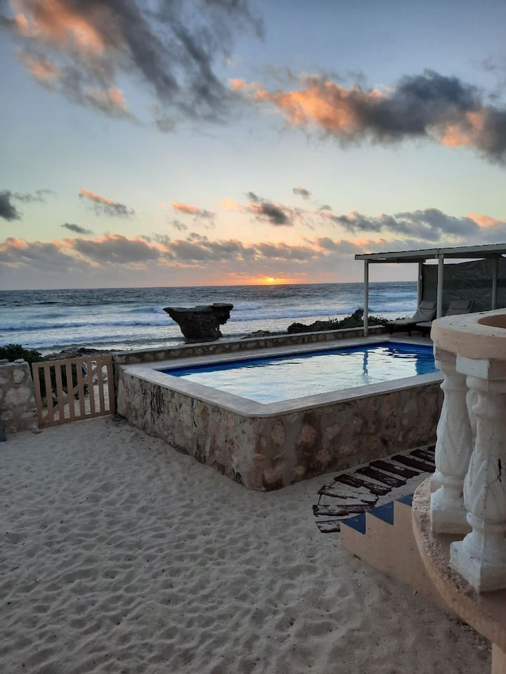 Amazing, Prívate Beach Studio With Pool - Isla Mujeres